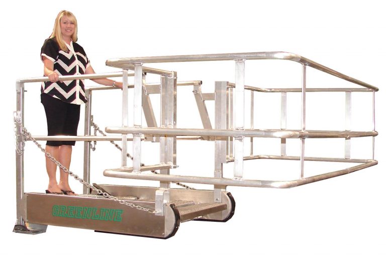 GREENLINE Gangway: Model SS - Self-Leveling Stairs