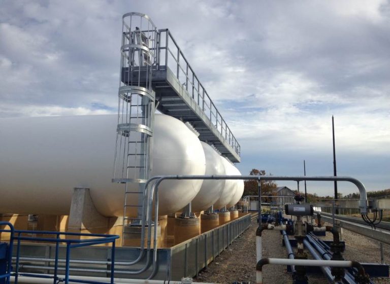 Custom Access and Fall Protection Structural Fabrication by GREEN