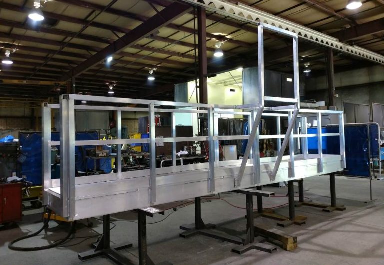 Custom Access and Fall Protection Structural Fabrication by GREEN