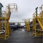 Railcar Loading Racks and Platforms by GREEN Access & Fall Protection
